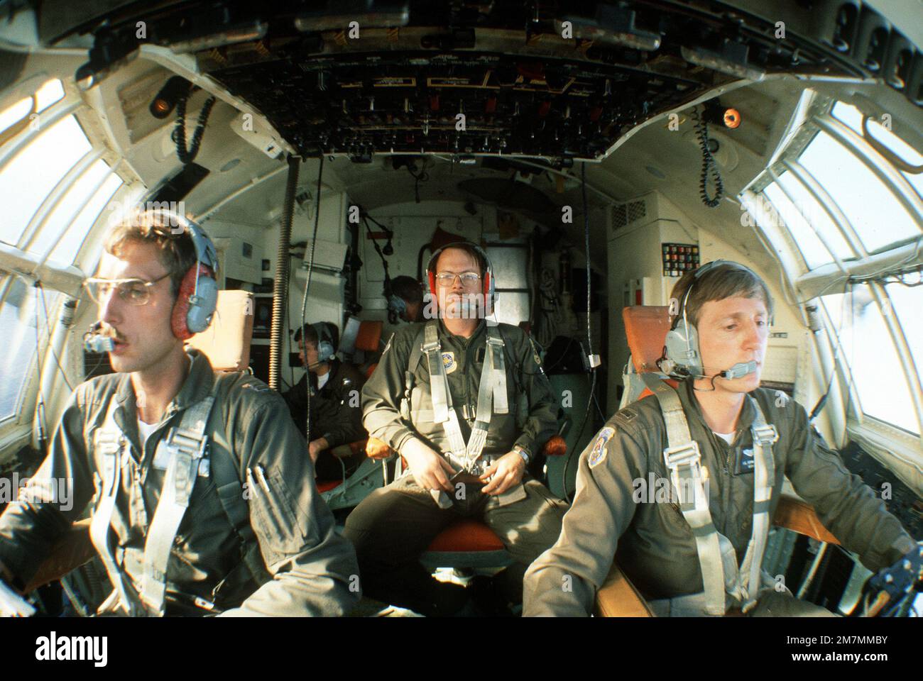 A WC-130 Hercules aircraft from the 54th Weather Reconnaissance ...