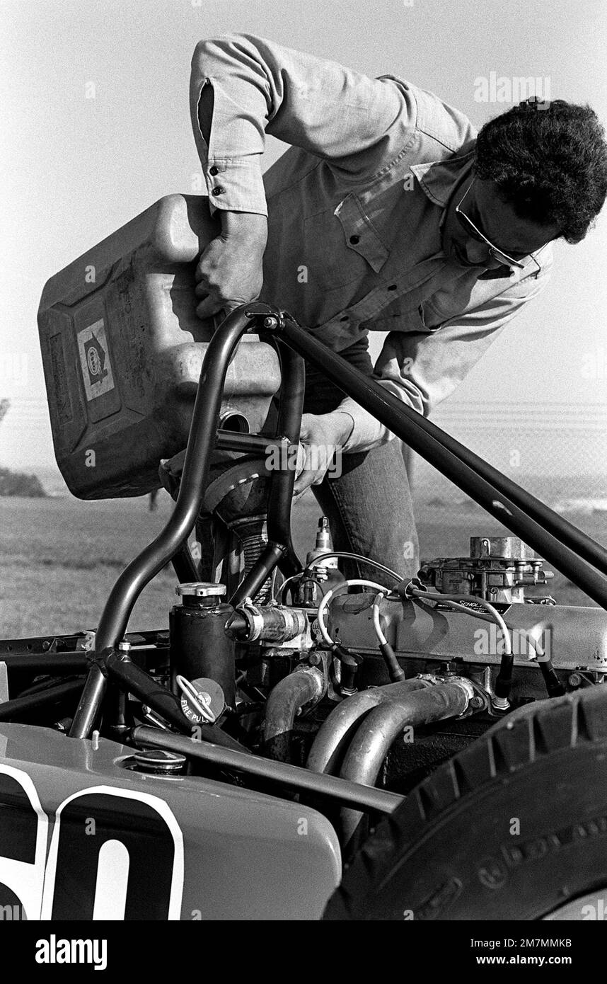 SGT Fred Venecia, the crew chief of CPT Craig Higgins racing team ...