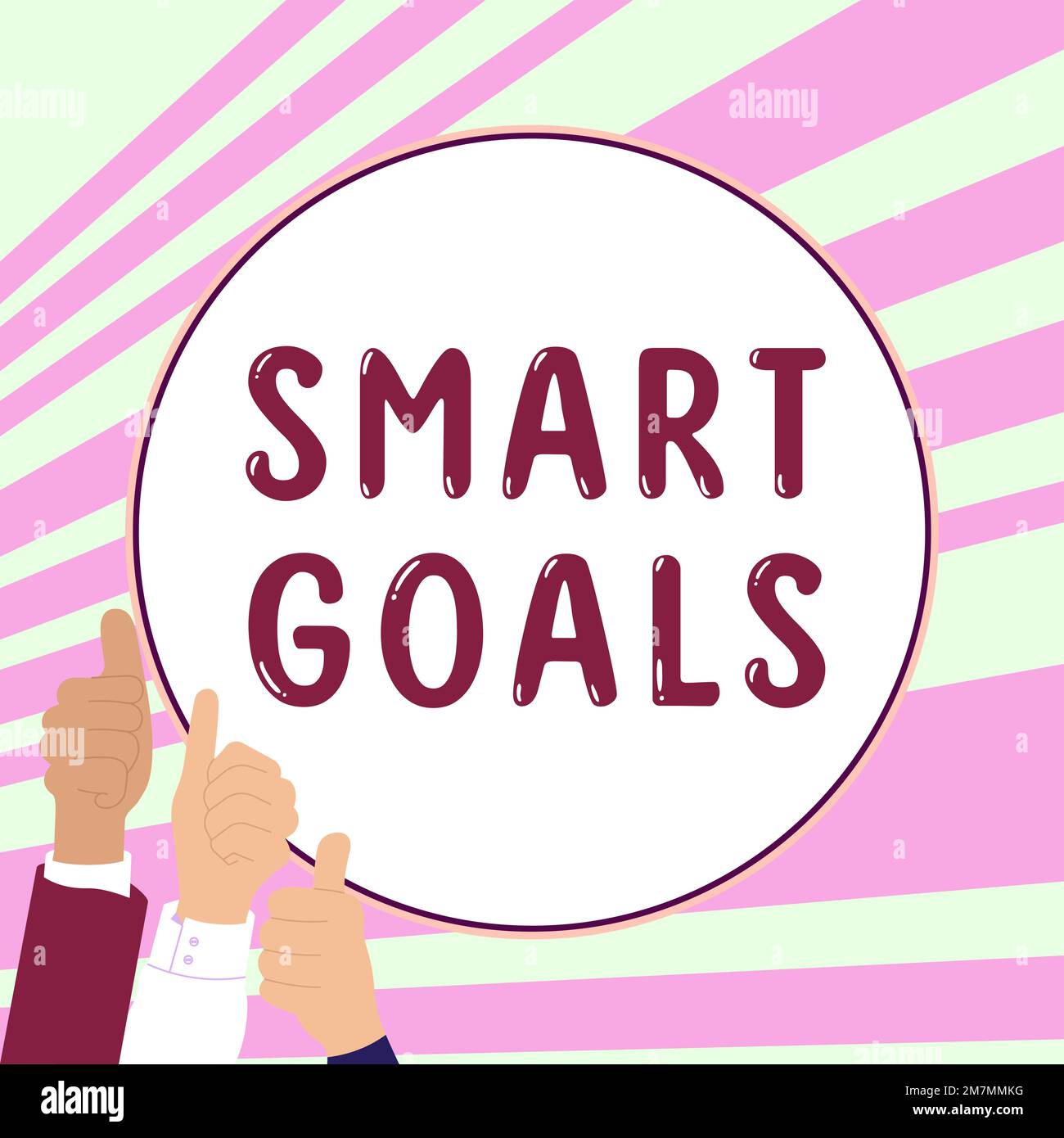 Conceptual caption Smart Goals. Internet Concept mnemonic used as a ...