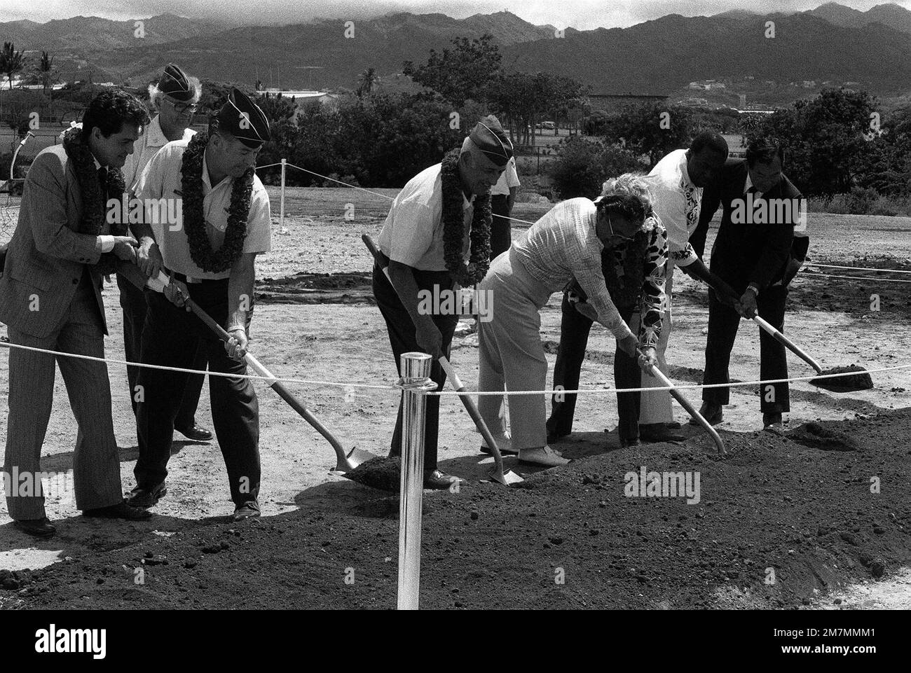 Participating in the ground breaking ceremony for the new Civil Air ...