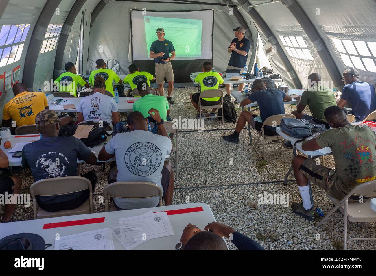 Members of the FBI's Underwater Search and Evidence Response Team show ...