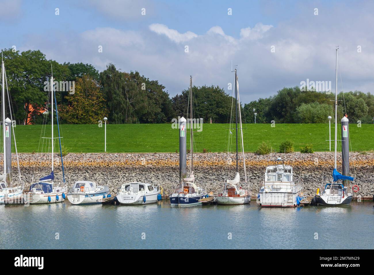 Nassauhafen, Wilhelmshaven, Lower Saxony, Germany, Europe Stock Photo ...