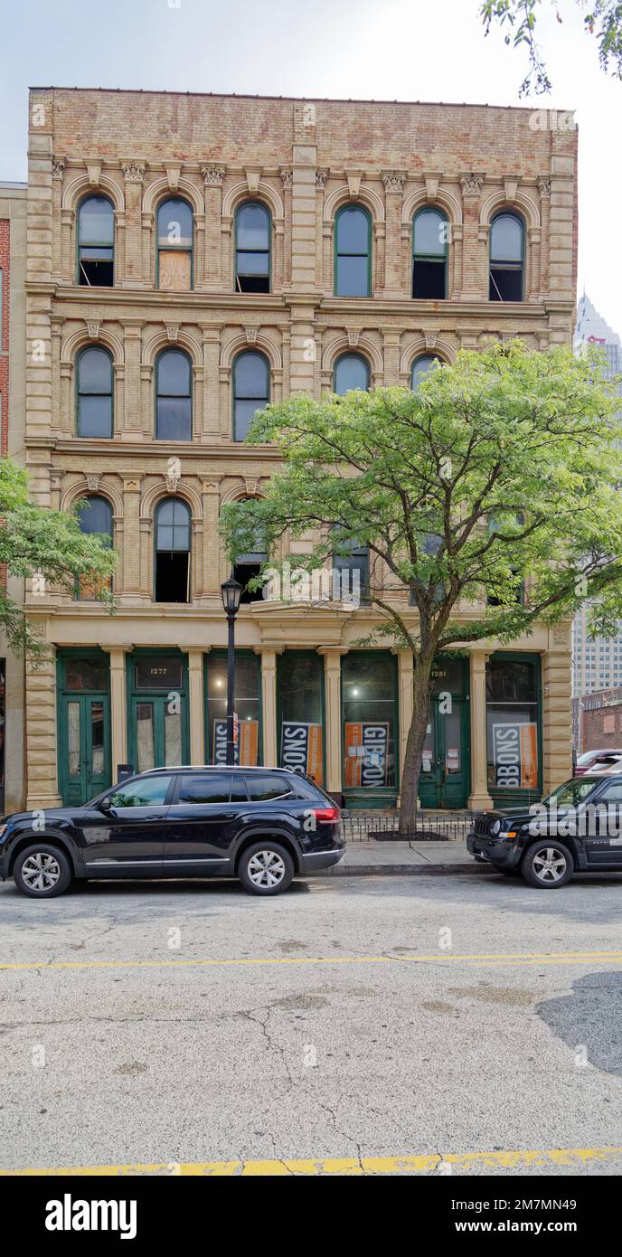 Liberty Textiles/Carpenter’s Building, built in 1874, is a low-rise ...