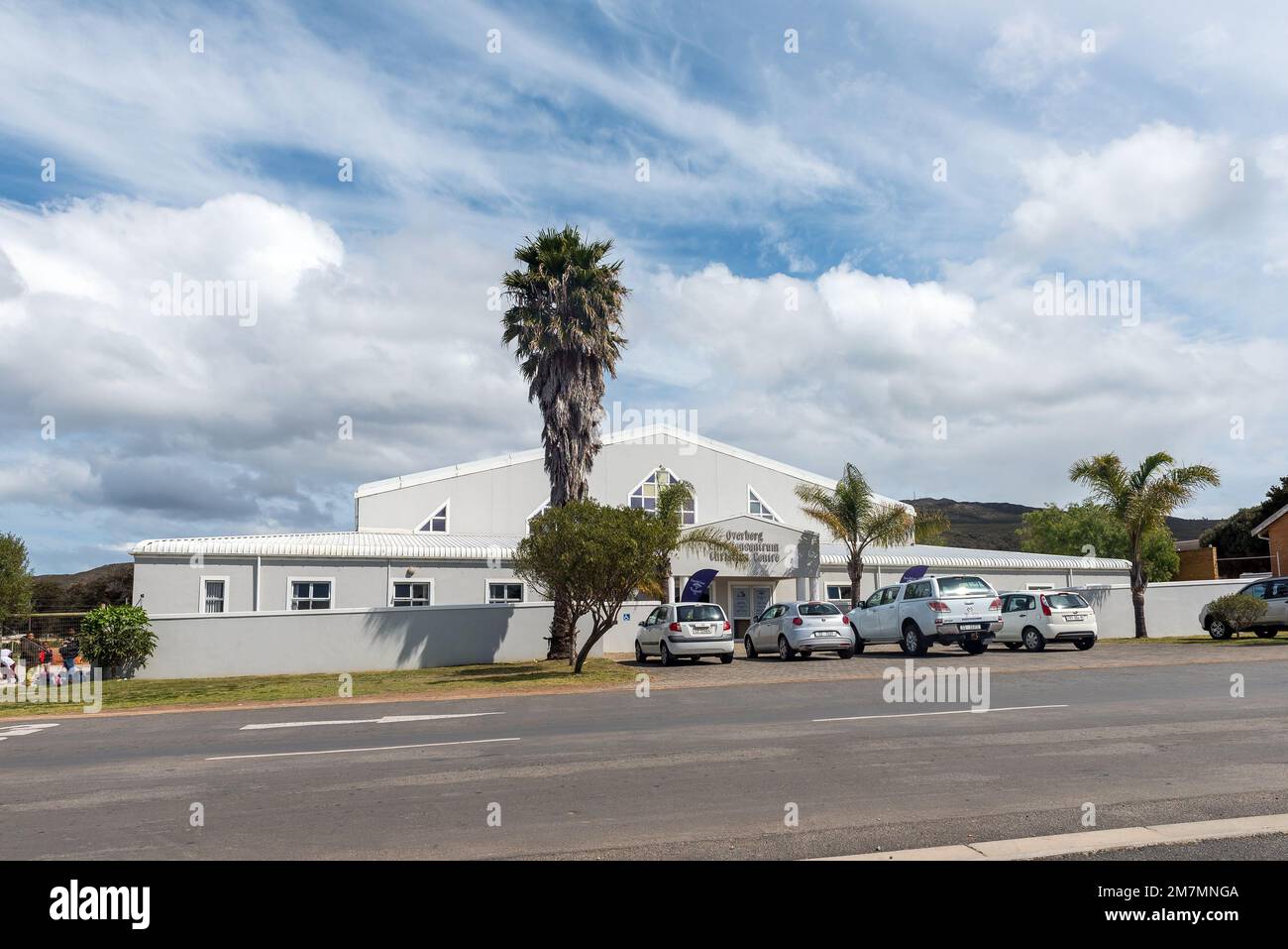 Bredasdorp, South Africa - Sep 23, 2022: A street scene, with the ...
