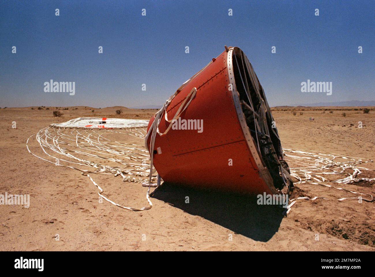 The parachute used for the NASA Space Shuttle Program Solid Rocket ...