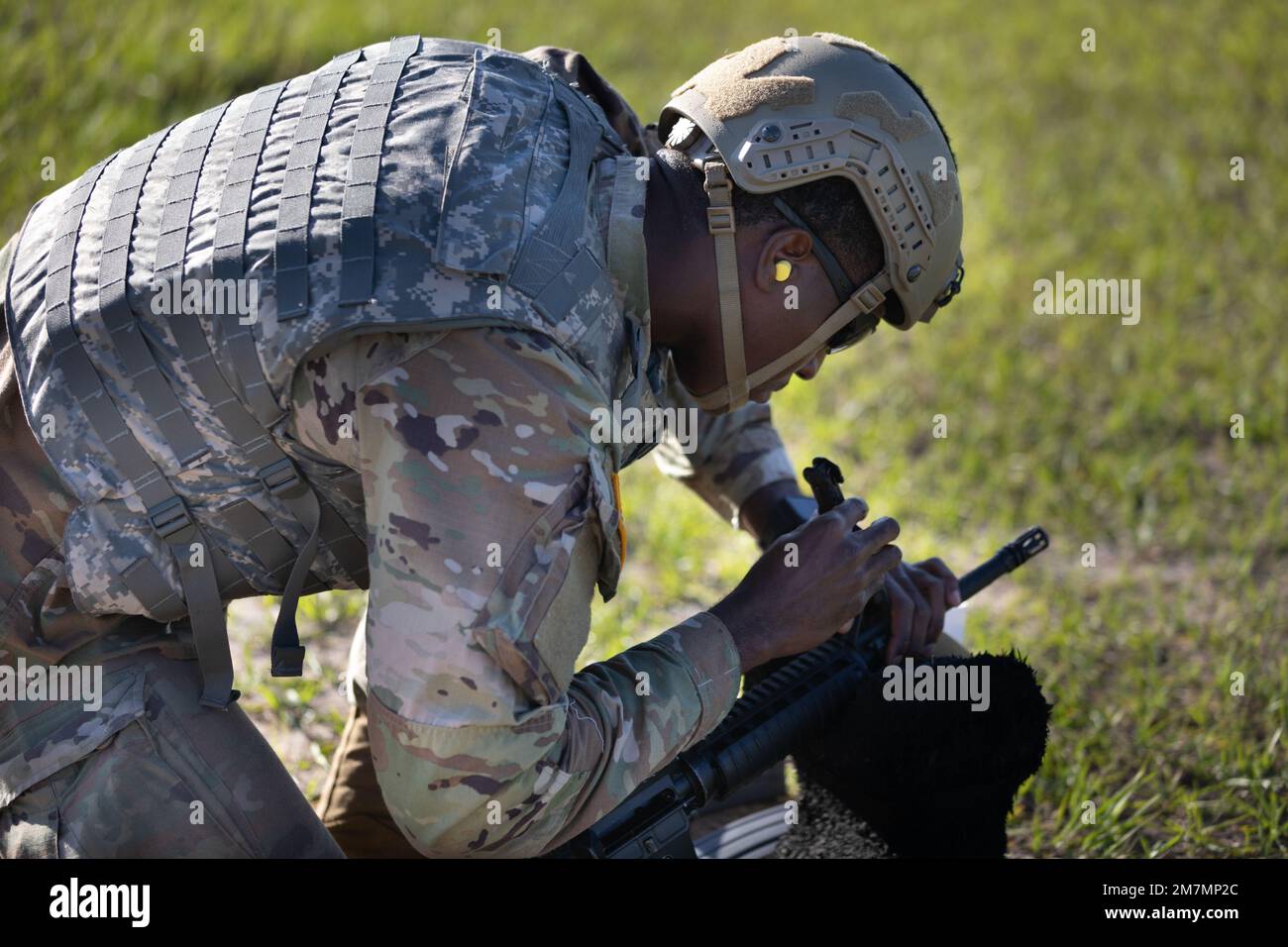 Spc. Cassandrew Delicieux, a wheeled vehicle mechanic with the 3rd ...