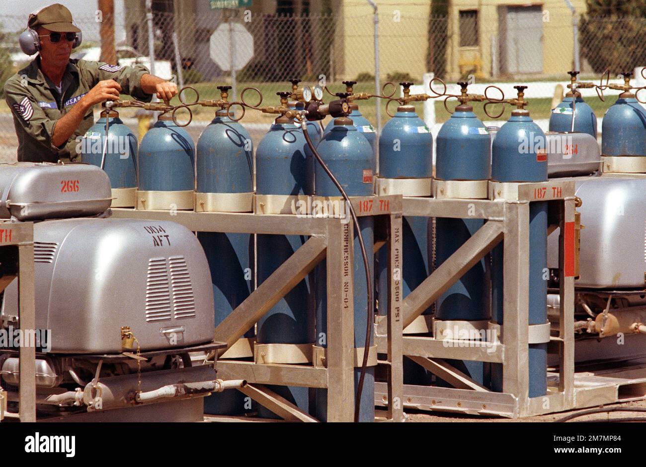 Air Force reservist MSGT Charles Morgan, from the 433rd Tactical ...