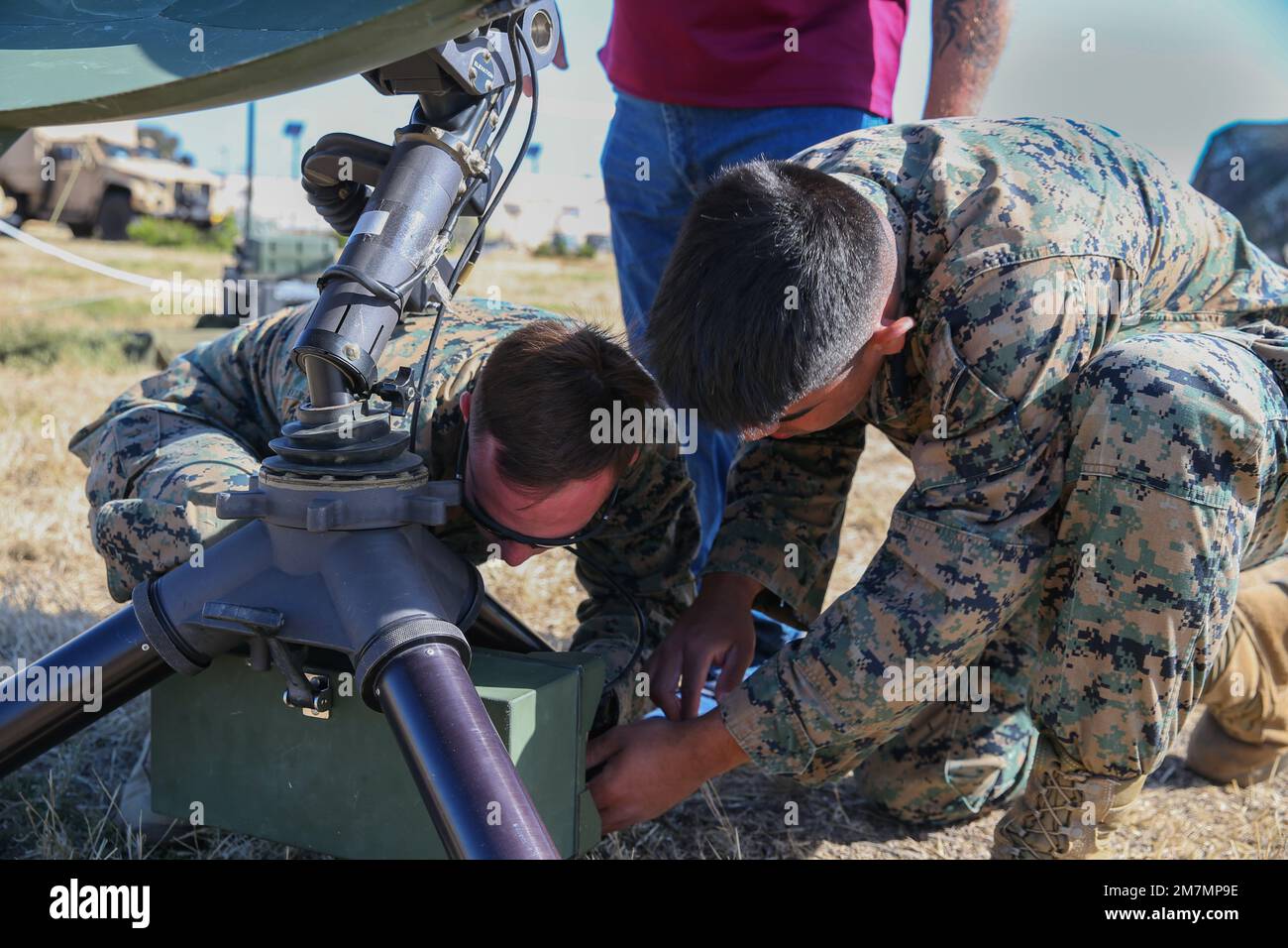 U.S. Marine Corps Lance Cpl. Nicholas Marbut, left, and Lance Cpl ...