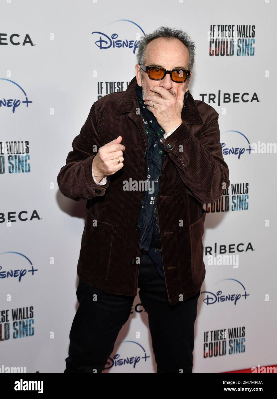 Elvis Costello attends the "If These Walls Could Sing" premiere at ...
