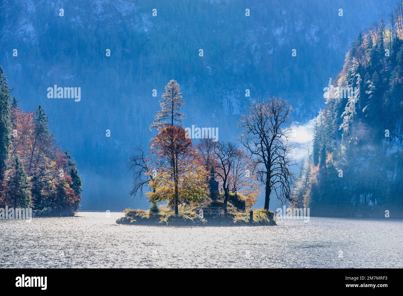 Germany, Bavaria, Berchtesgadener Land, Schönau am Königssee, Königssee ...