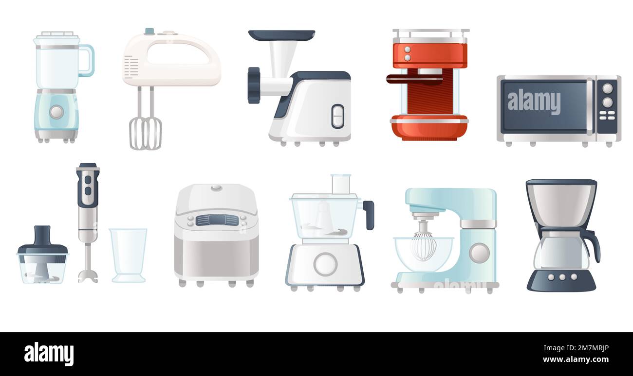 Set of kitchen cooking tools design vector illustration isolated on ...