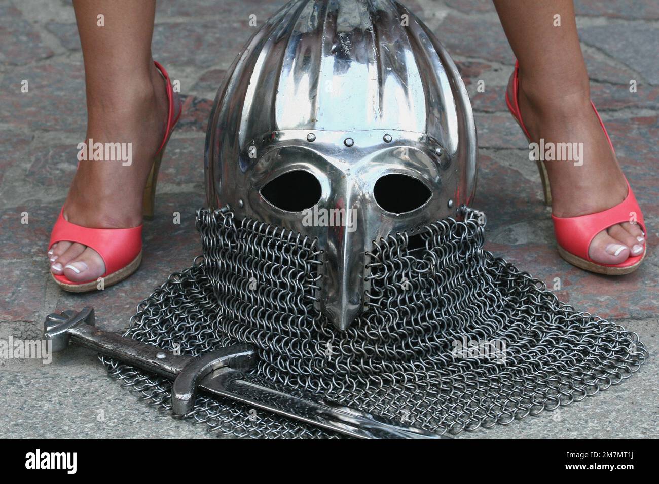 Military girls helmet hi-res stock photography and images - Alamy