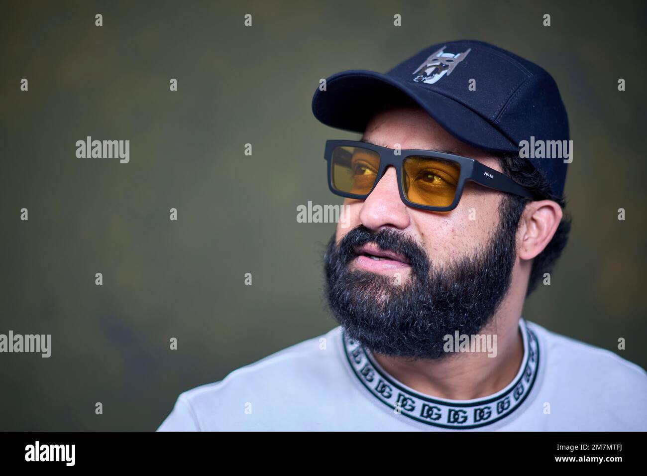 Indian actor N. T. Rama Rao Jr., poses for a photo to promote their ...