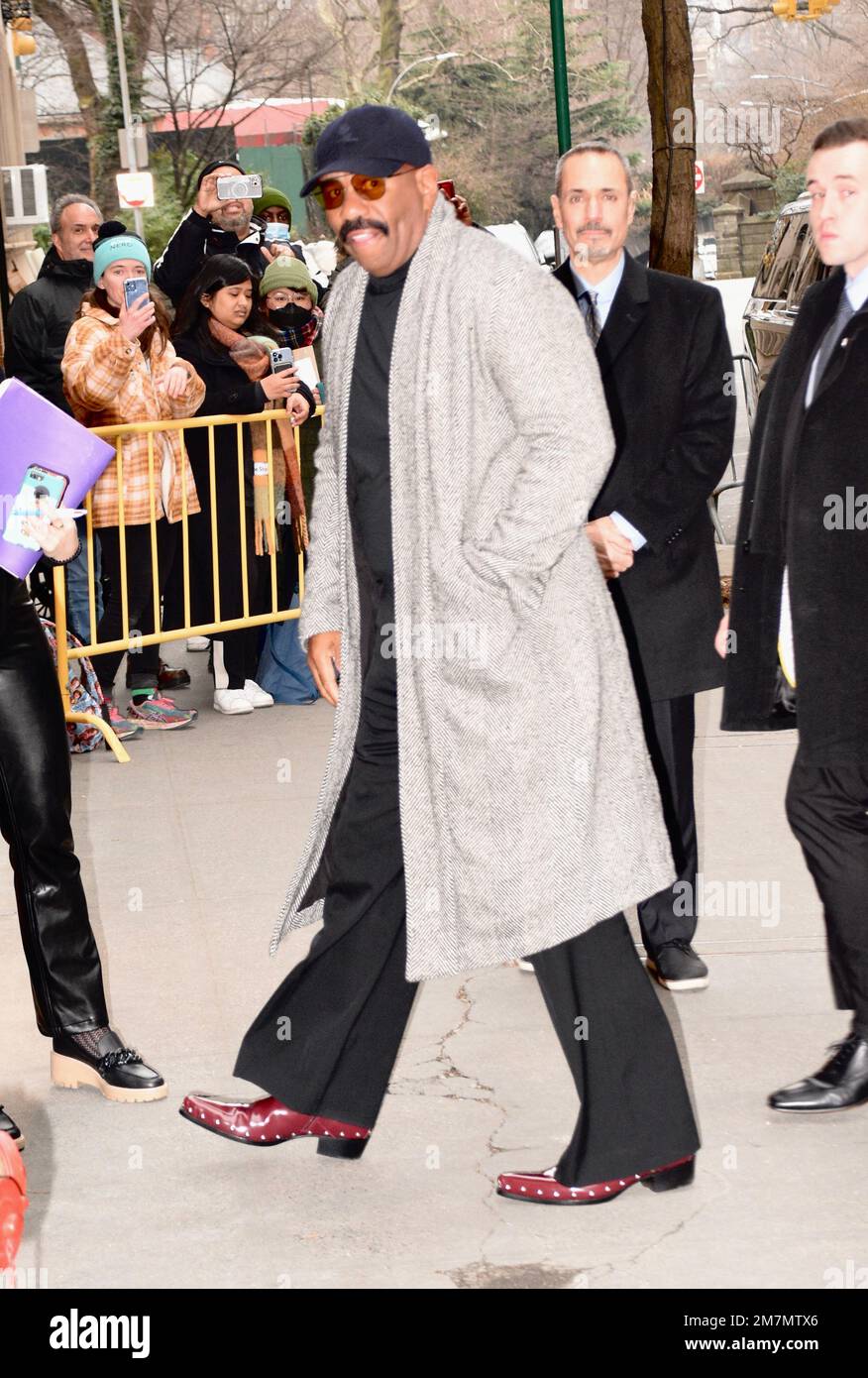 New York, NY, USA. 10th Jan, 2023. Steve Harvey seen at The View in New ...
