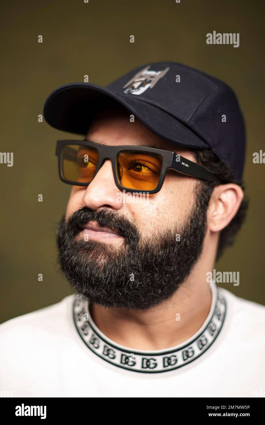 Indian actor N. T. Rama Rao Jr., poses for a photo to promote their ...