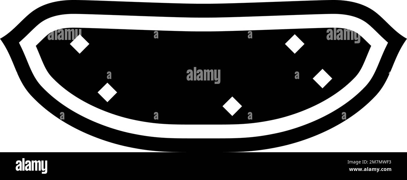 slice aloe vera glyph icon vector illustration Stock Vector Image & Art ...