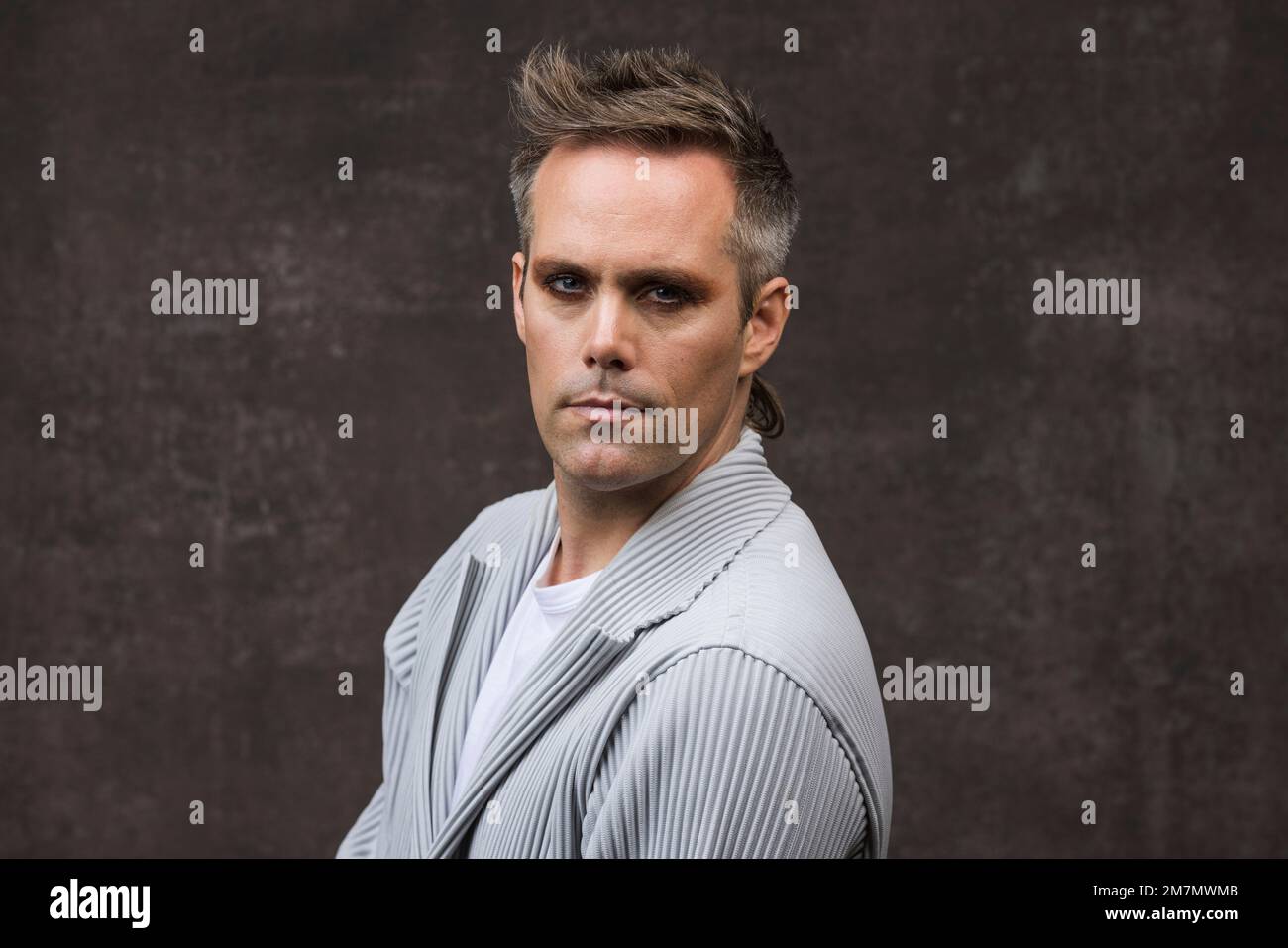 Justin Tranter, songwriter for the Paramount+ television series "Grease ...