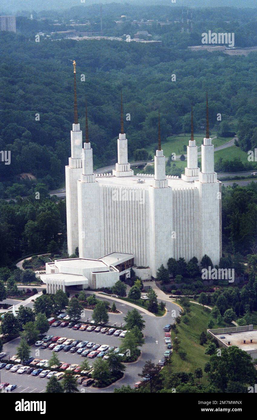 Mormon temple maryland hi-res stock photography and images - Alamy