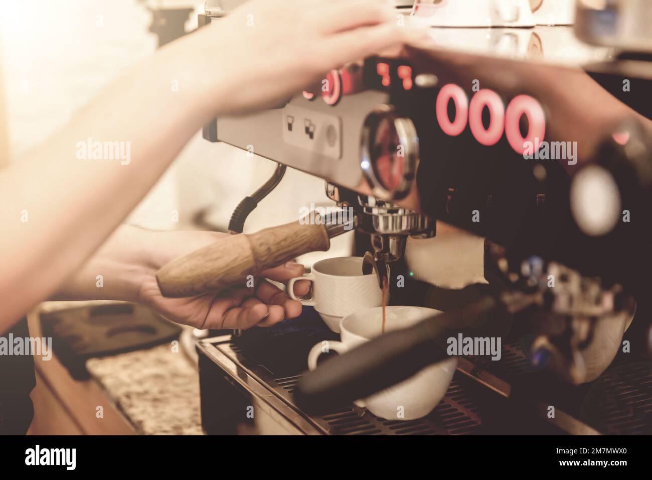 Employee and machine hi-res stock photography and images - Alamy