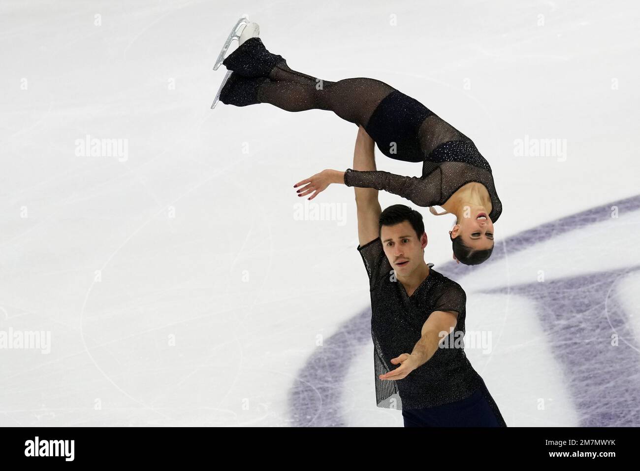 Italian pairs figure skaters Rebecca Ghilardi and Filippo Ambrosini ...