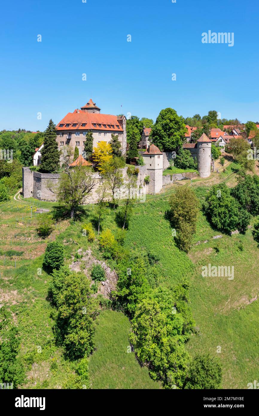 Castle stetten künzelsau baden württemberg germany hi-res stock ...