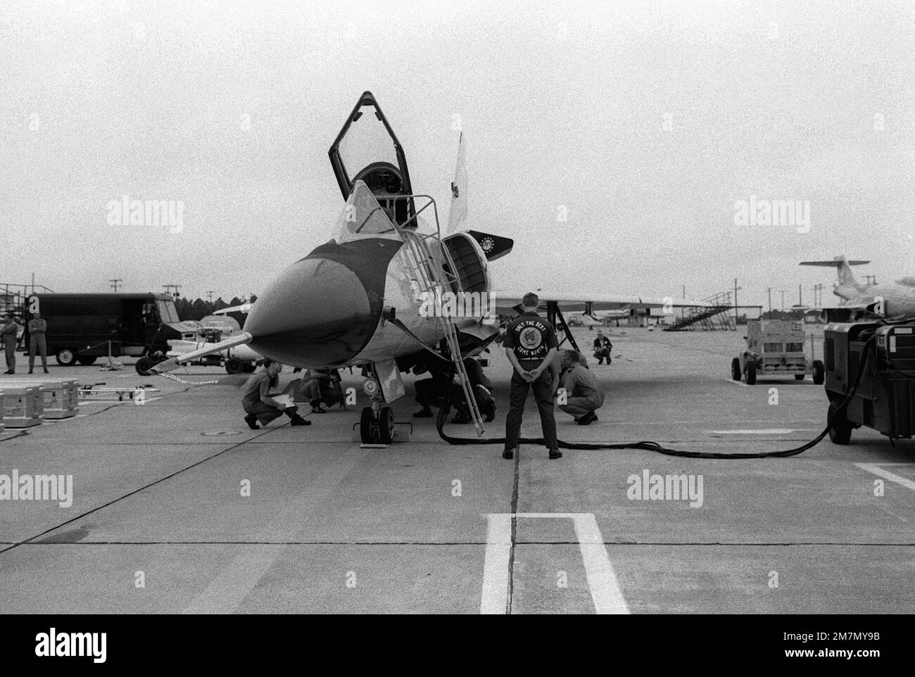 Inspectors observe closely as personnel of the 5th Fighter Interceptor ...