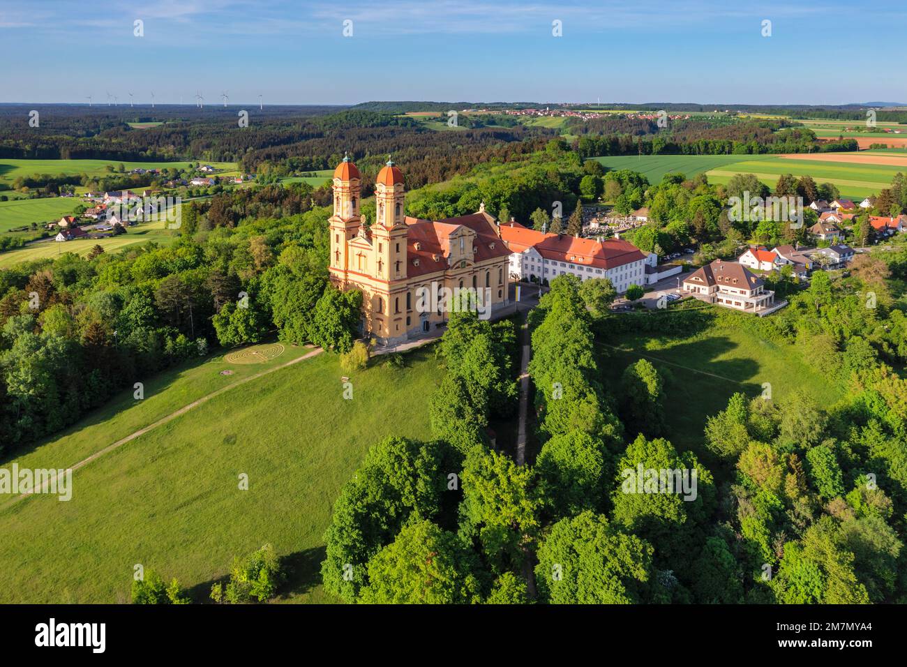 Schönenberg pilgrimage church, Ellwangen, Swabian Alb, Baden ...