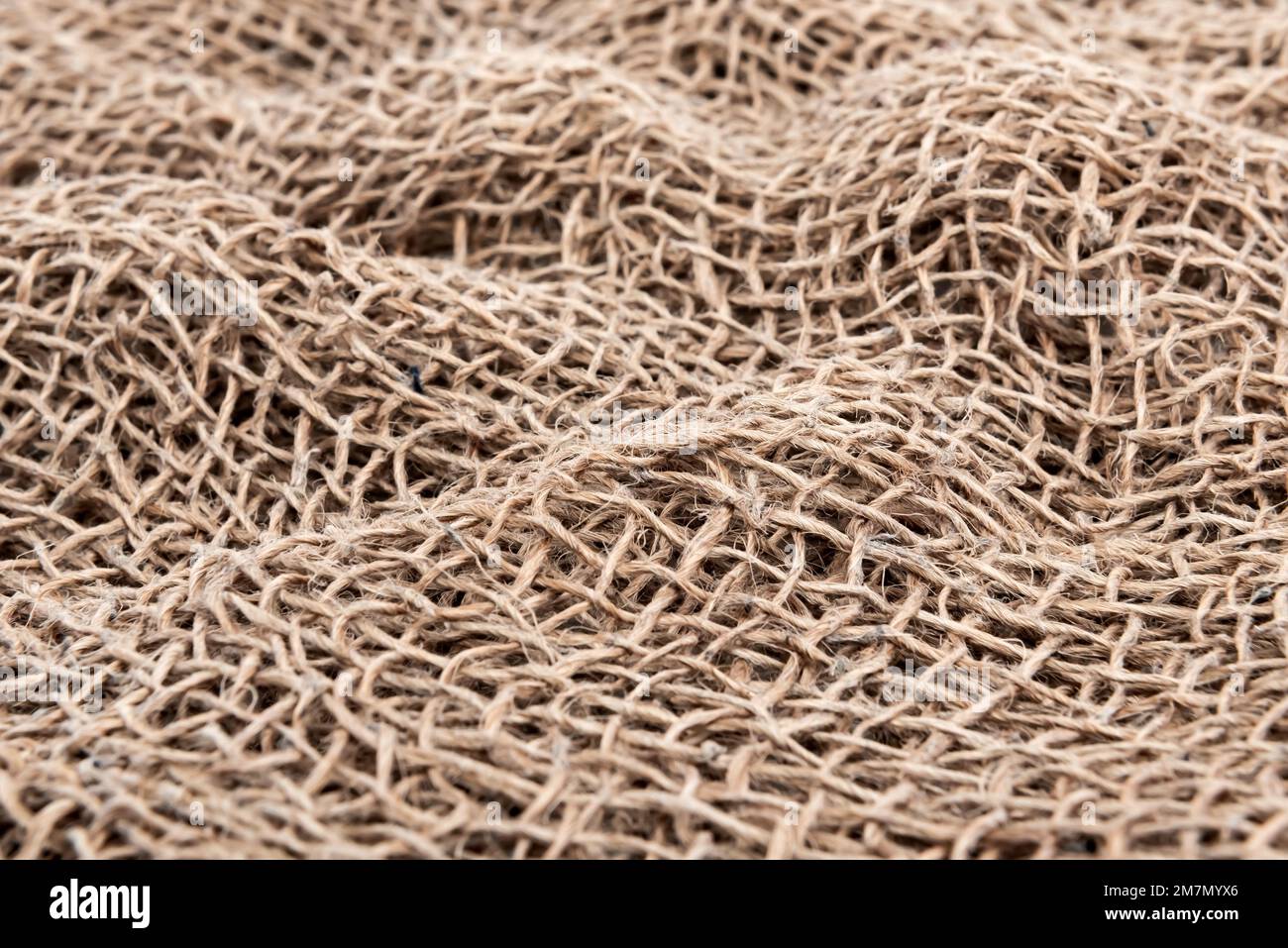 Cloth. The texture of the burlap fabric is close-up. Packaging material. Background Of Burlap ...