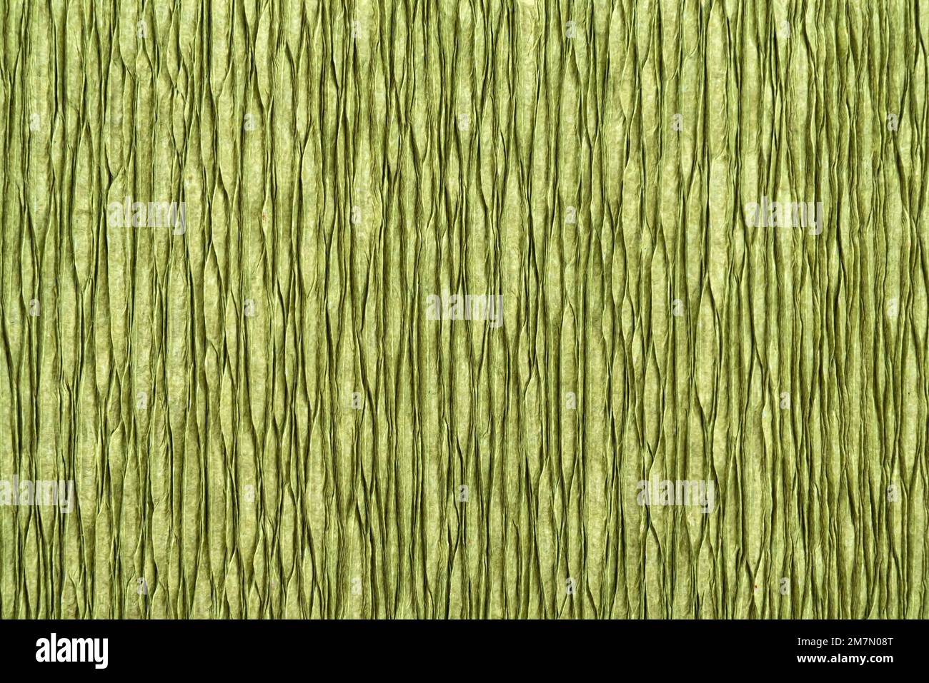 Texture of green crepe paper close up. Decor paper Stock Photo - Alamy