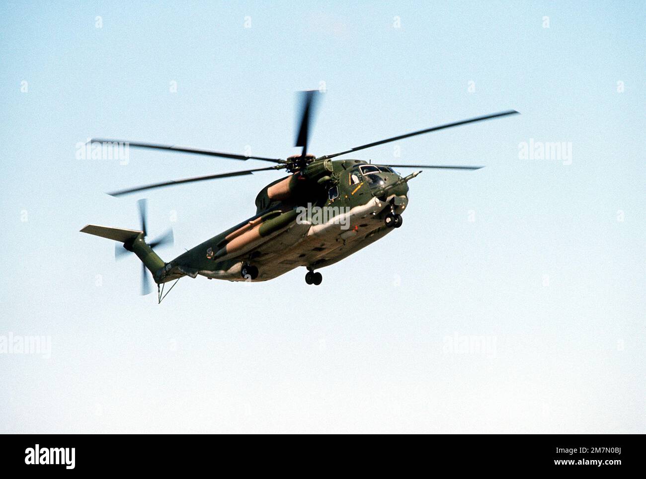 A 67th Aerospace Rescue and Recovery Squadron HH-53 Super Jolly ...