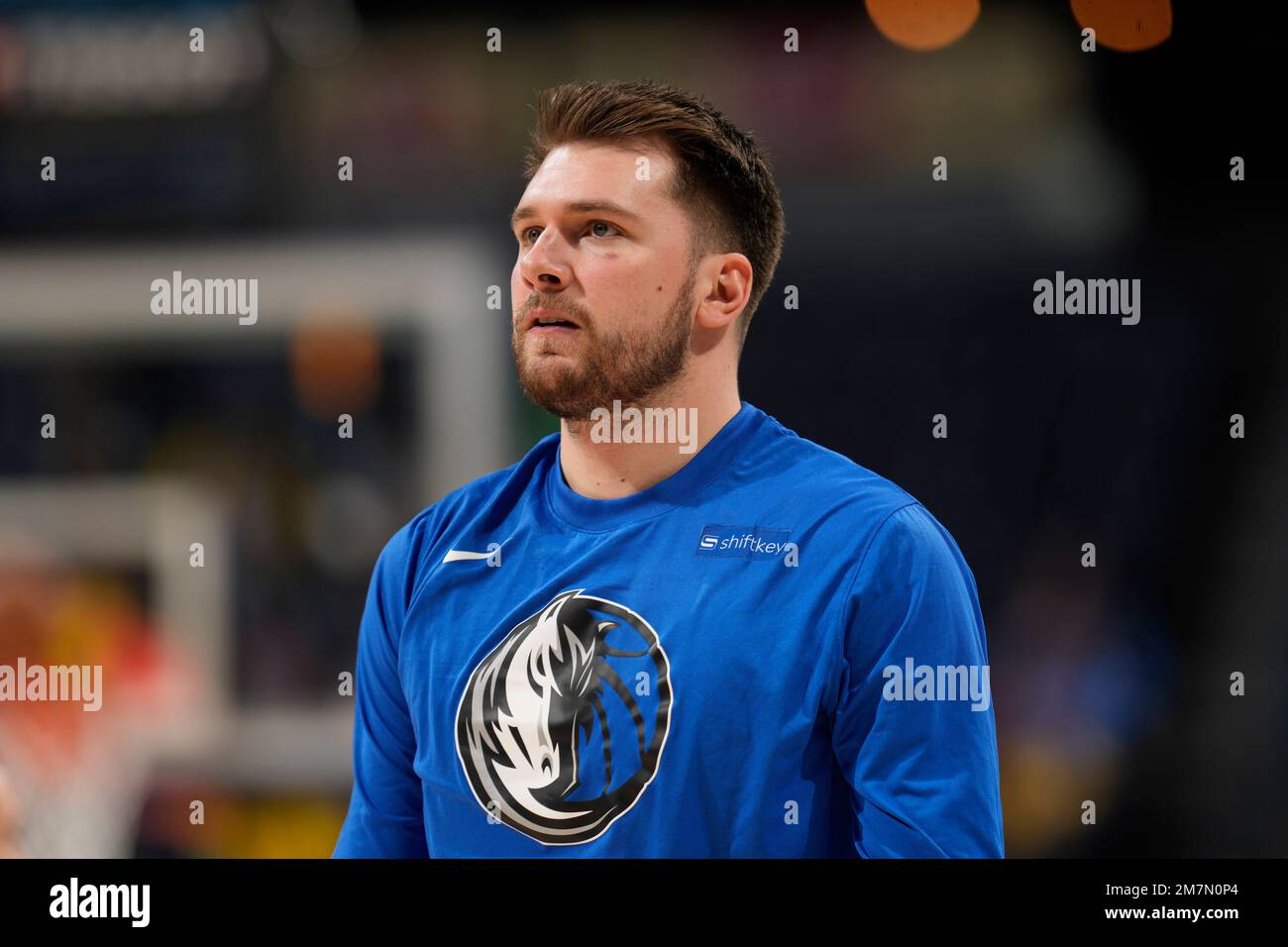 Dallas Mavericks guard Luka Doncic (77) in the first half of an NBA ...