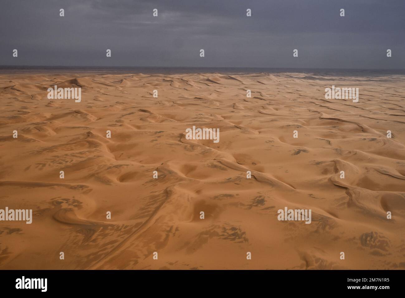 Haradh, Saudi Arabia - January 10th, 2023, Landscape during the Stage 9 ...