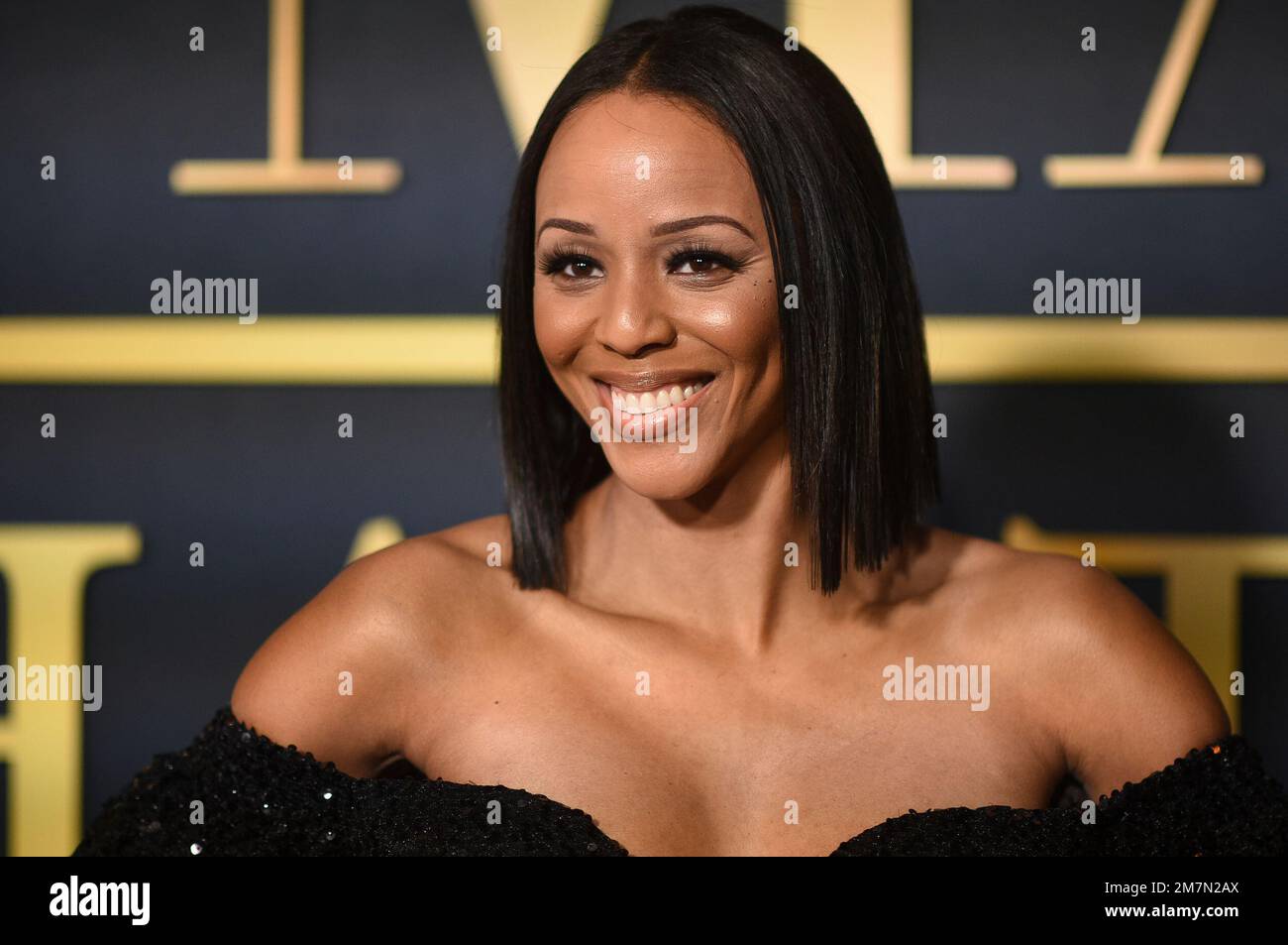 Ashley Rios arrives at the premiere of "The Best Man: The Final ...