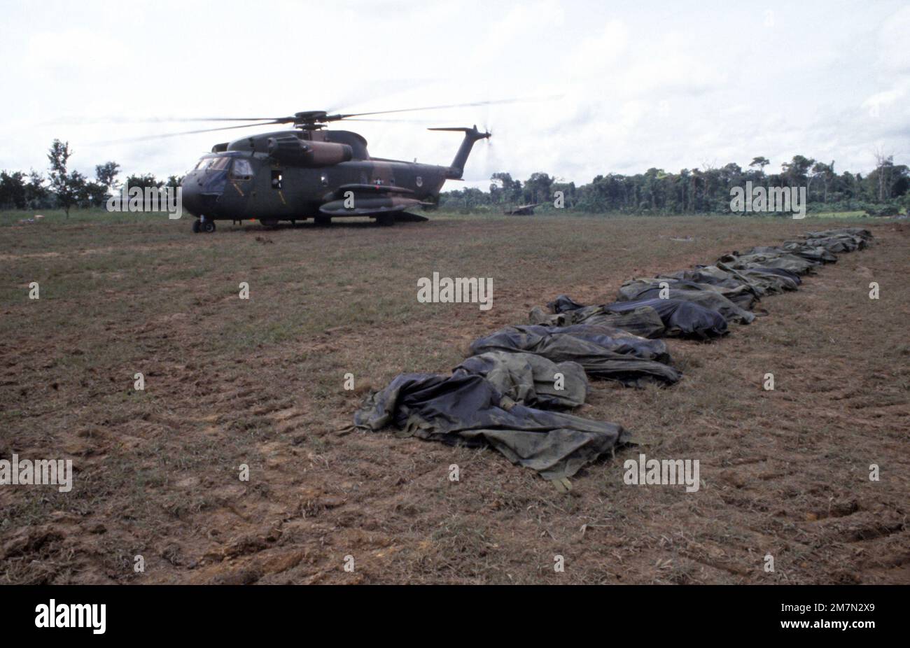 DF-ST-87-04045. Base: Jonestown Country: Guyana (GUY Stock Photo - Alamy
