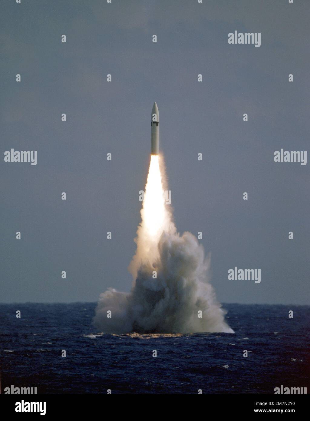 A Polaris A3 fleet ballistic missile lifts off at 12:33 p.m. EST during ...