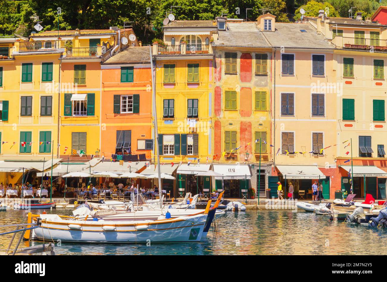 Portofino seafront, Portofino, Liguria, Italy Stock Photo - Alamy