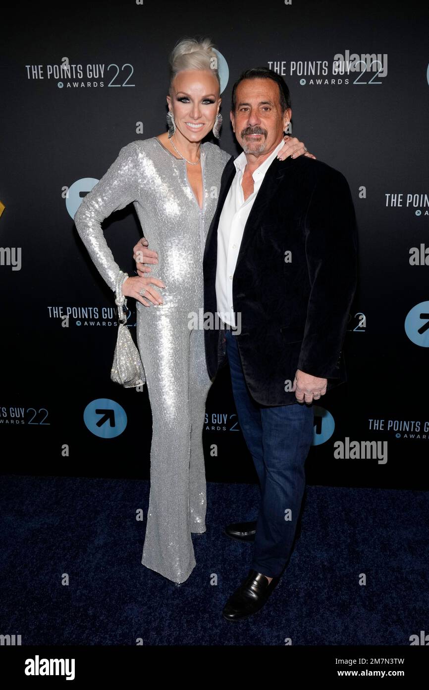 Margaret Josephs and Joe Benigno attend The Points Guy Awards at ...