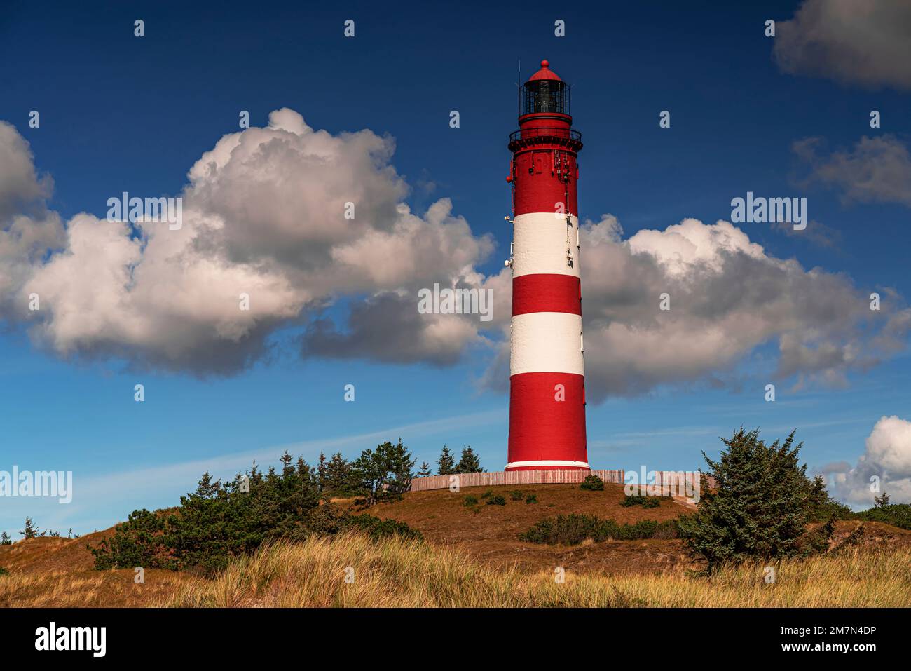 Lighthouse Wittdün, North Sea island Amrum Stock Photo - Alamy