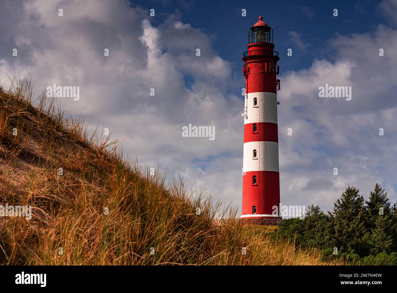 Lighthouse Wittdün, North Sea island Amrum Stock Photo - Alamy
