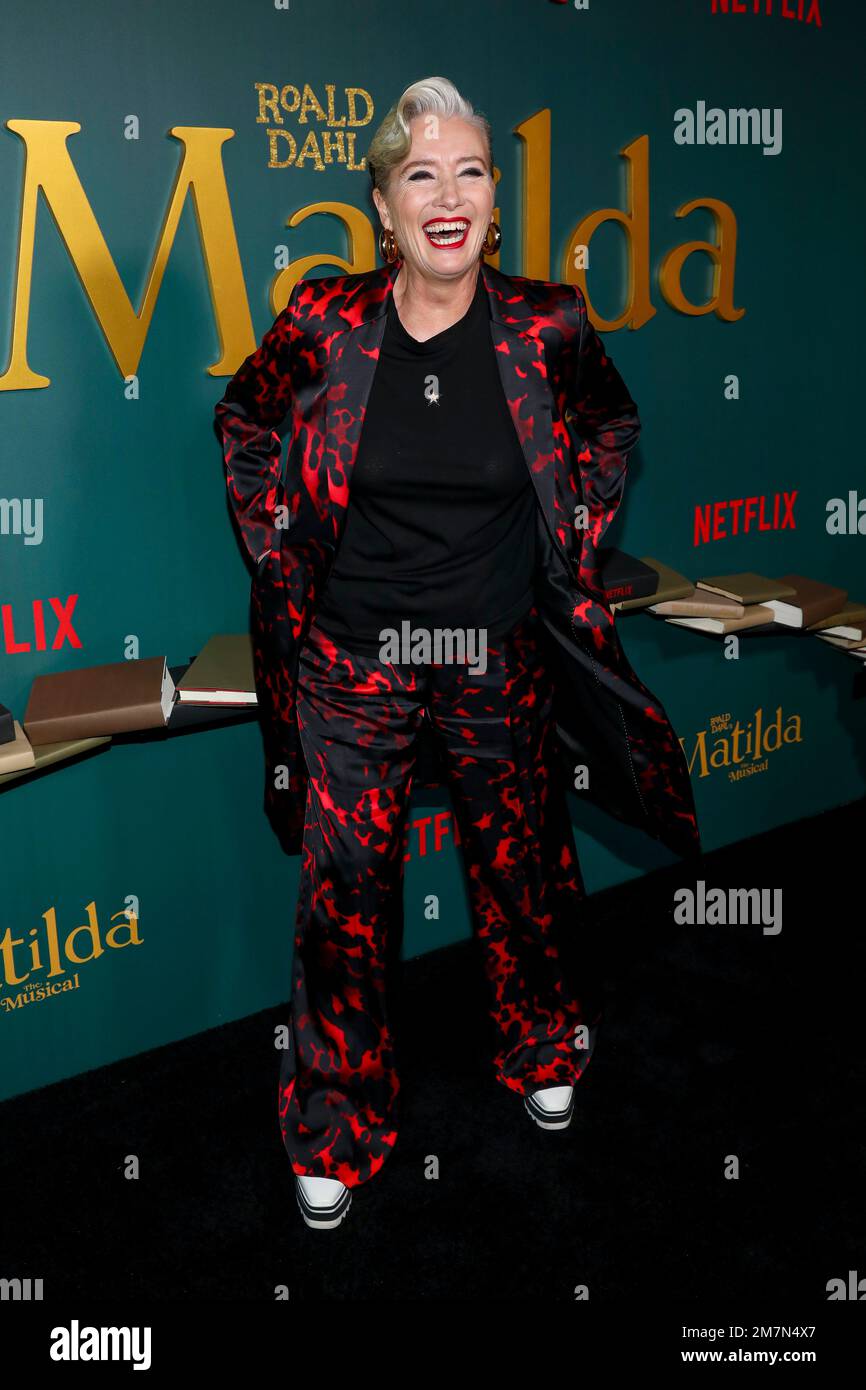 Actor Emma Thompson attends a special screening of Roald Dahl's ...