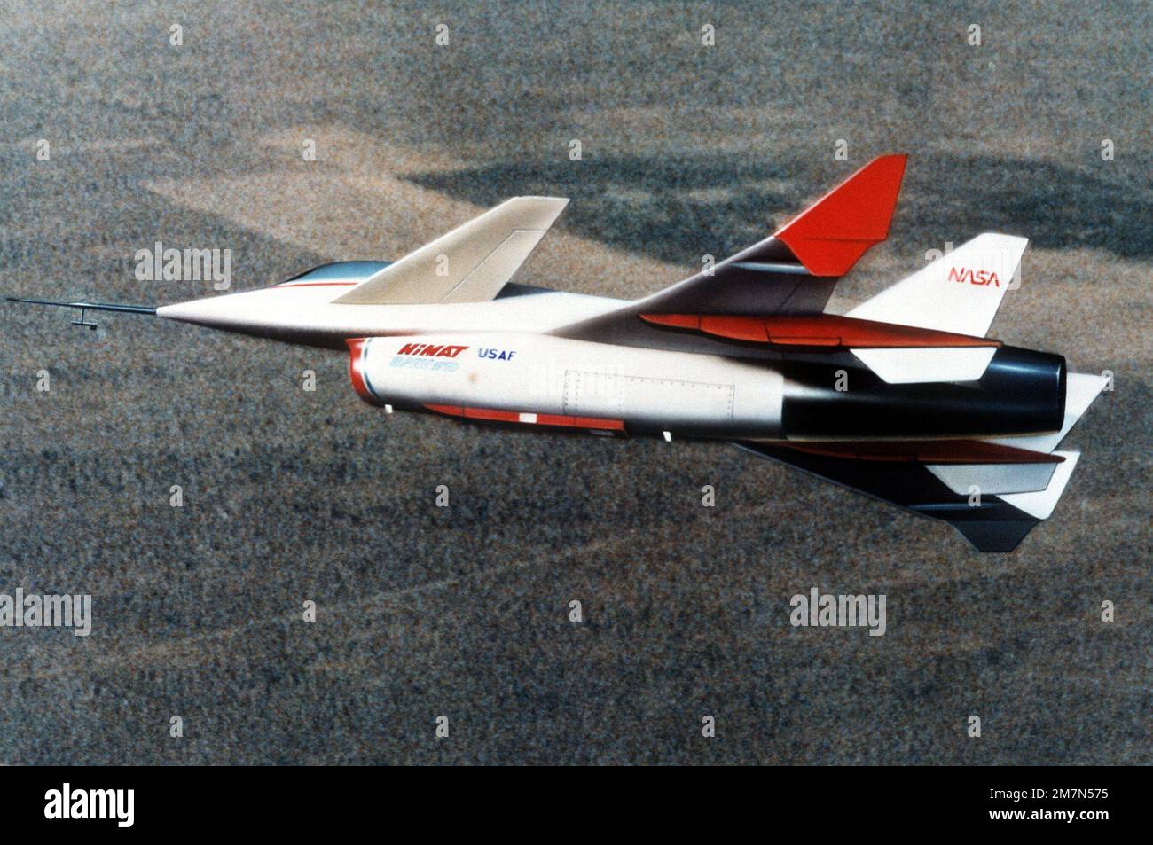 A left side view of a highly maneuverable aircraft technology (HIMAT ...