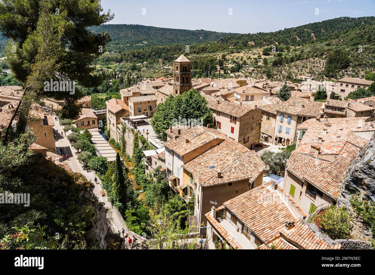 Moustiers-Sainte-Marie, Département Alpes-de-Haute-Provence, Provence ...