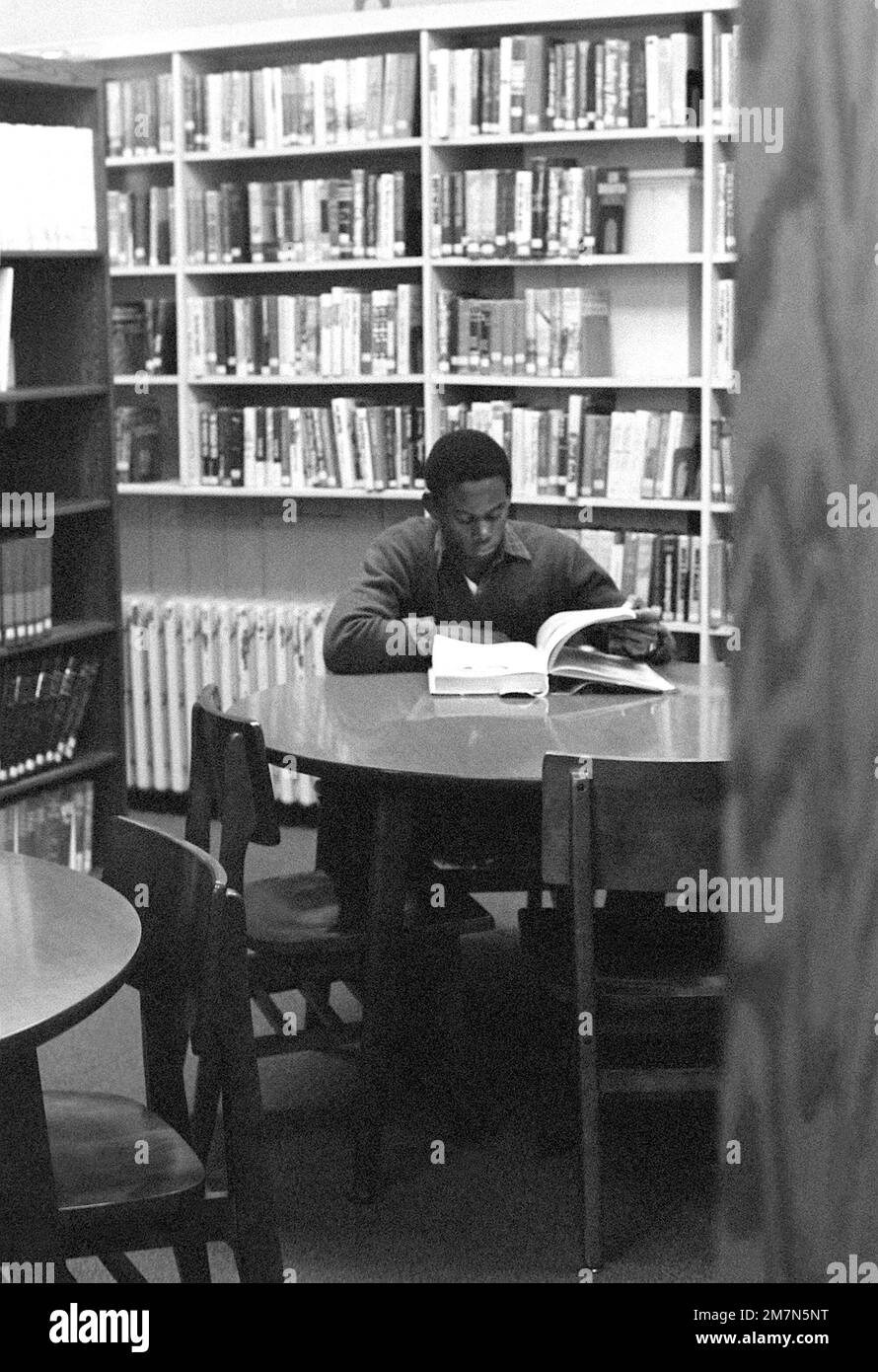 CPL Reginald Gillispie takes time to catch up on his reading at the ...