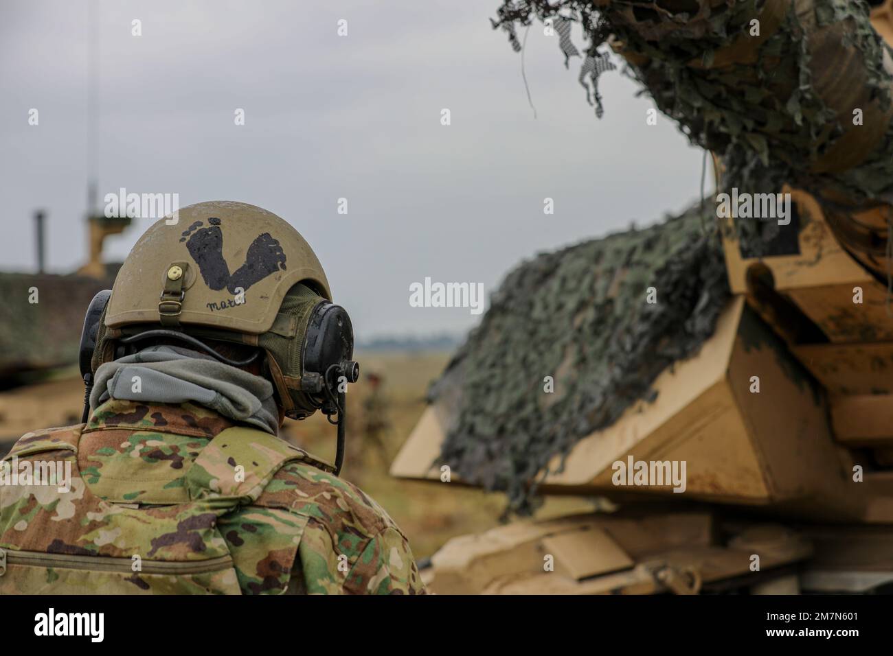 A U.S. Soldier assigned to 4th Squadron, 10th Cavalry Regiment, 3rd ...