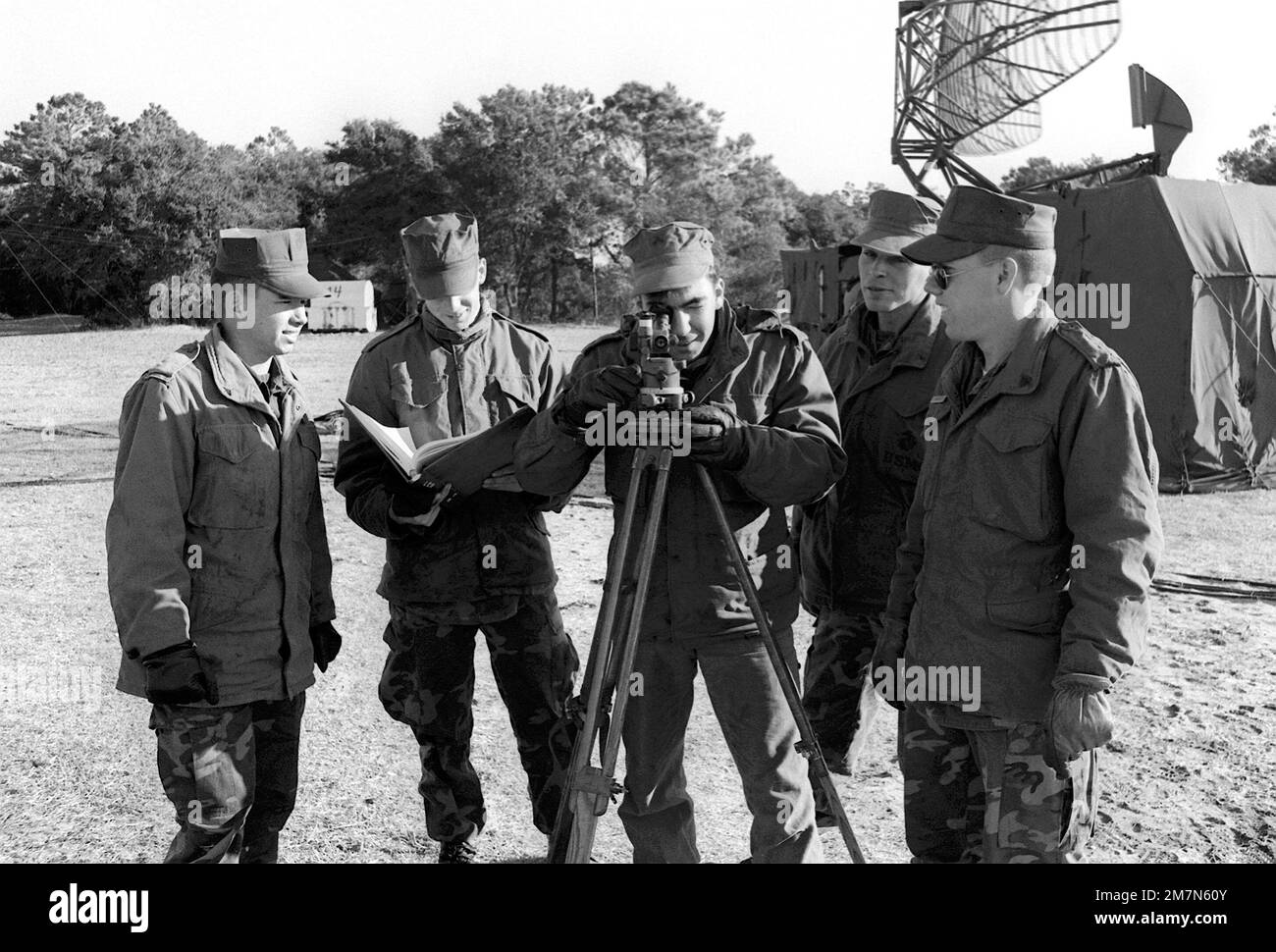 Marines from the 3rd Light Anti-Aircraft Missile Battalion are given ...