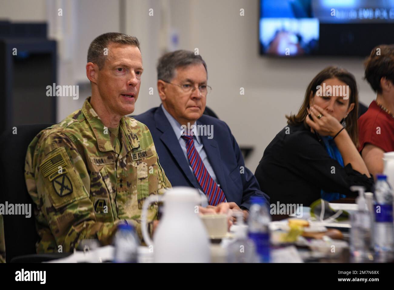 U.S. Army Maj. Gen. William Zana, commanding general of Combined Joint ...