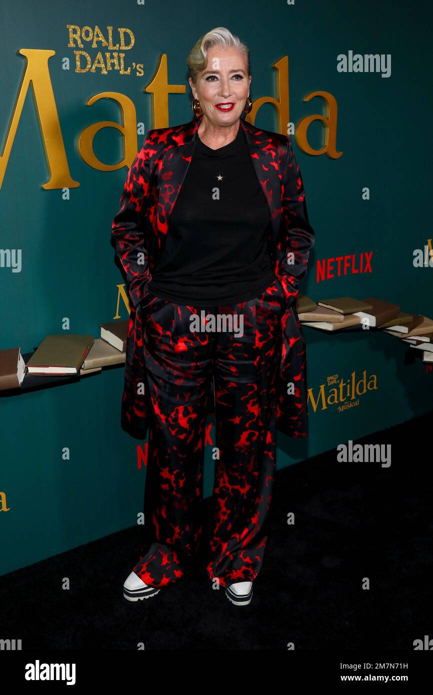 Actor Emma Thompson attends a special screening of Roald Dahl's ...