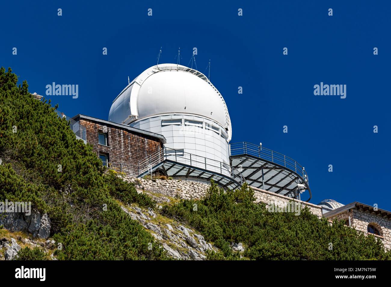 Observatory at wendelstein summit hi-res stock photography and images ...