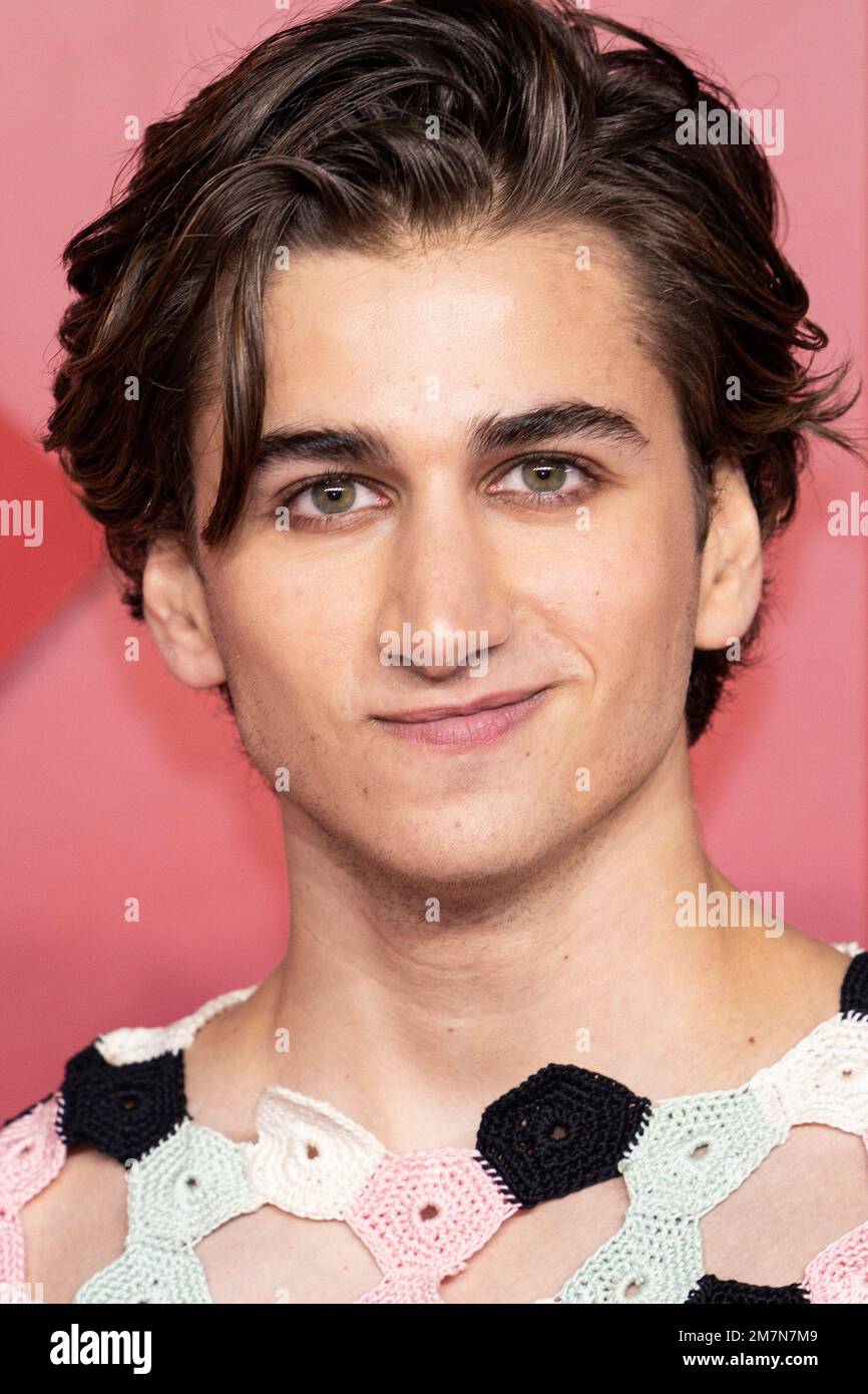 Sebastian Croft poses for photographers upon arrival at the British ...