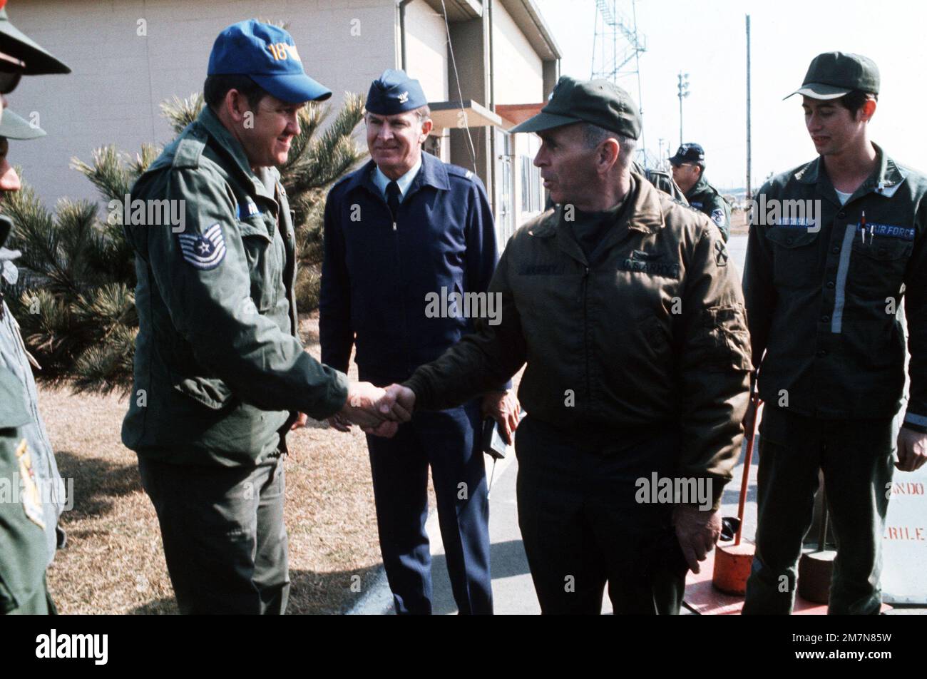 General John W. Vessey Jr., Commander of the United Nations Command and ...
